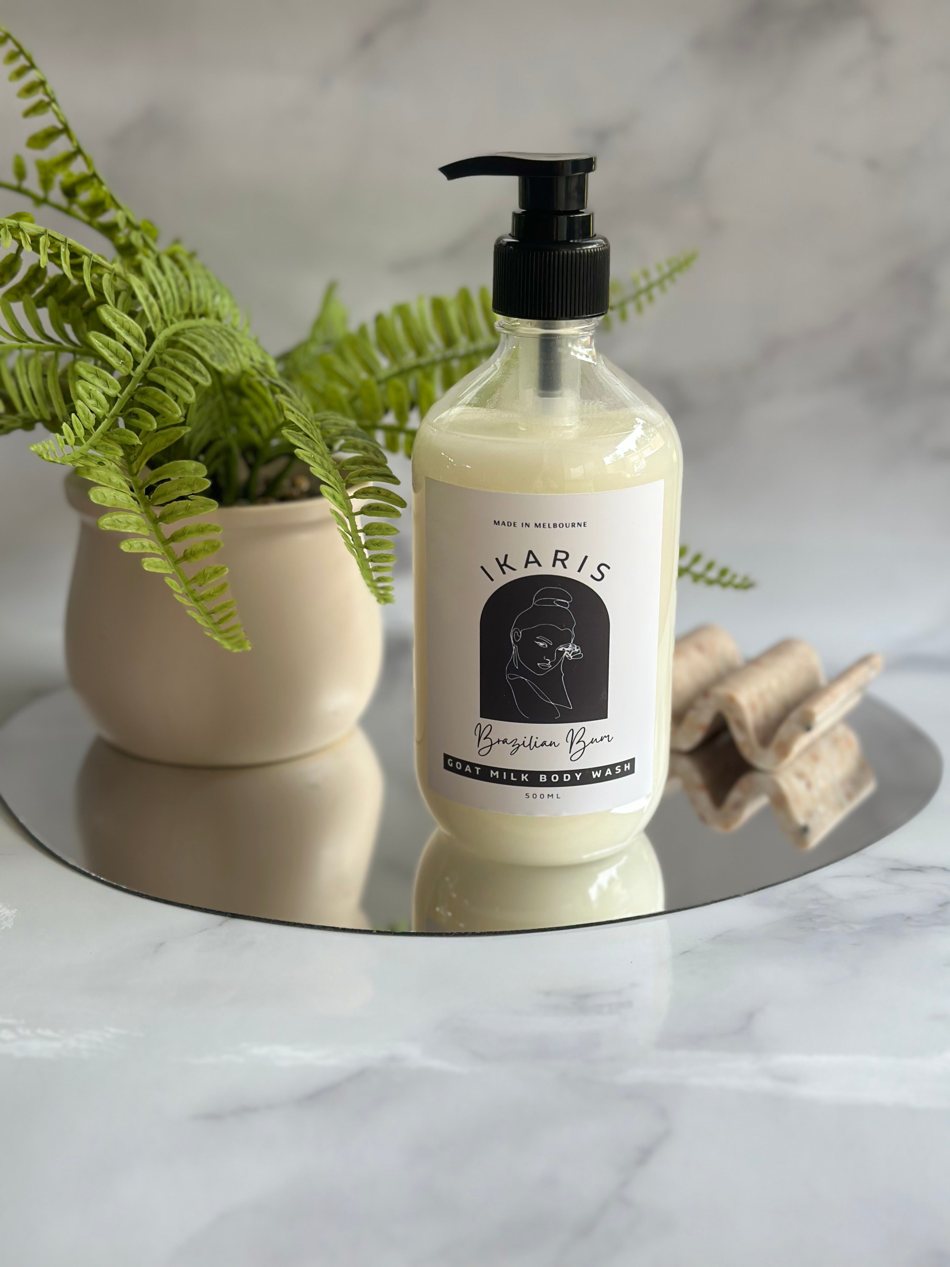 Brazilian Bum Goat’s Milk Body Wash – Ikaris